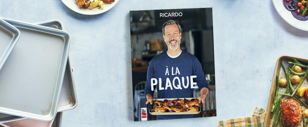 Découvrez le nouveau livre RICARDO À la plaque | RICARDO