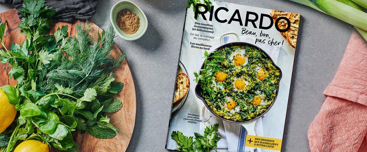 Bien manger et économiser avec le magazine RICARDO | RICARDO