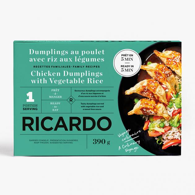 Chicken Dumplings with Vegetable Rice | RICARDO