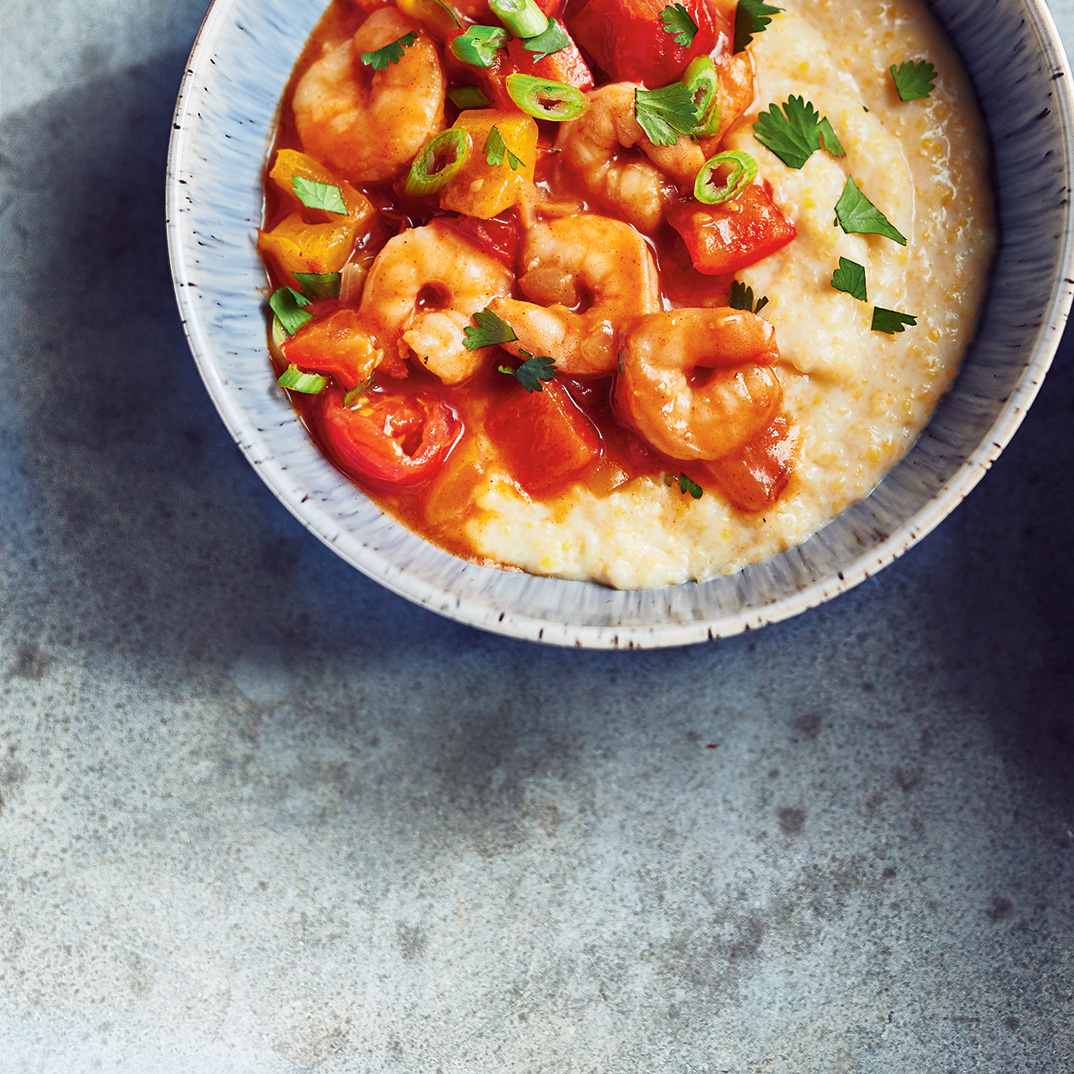 Grits aux crevettes | RICARDO