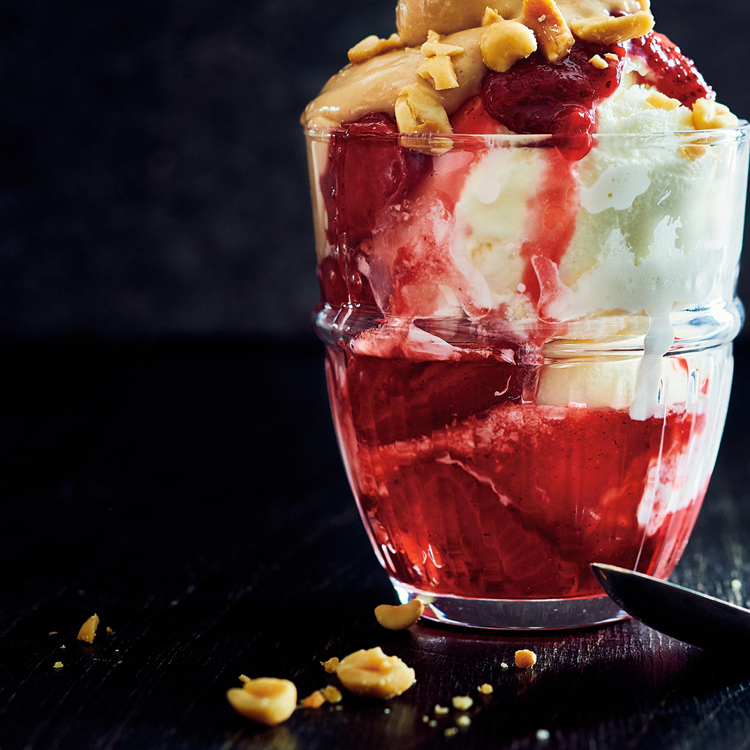 Sundae peanut butter and jelly | RICARDO