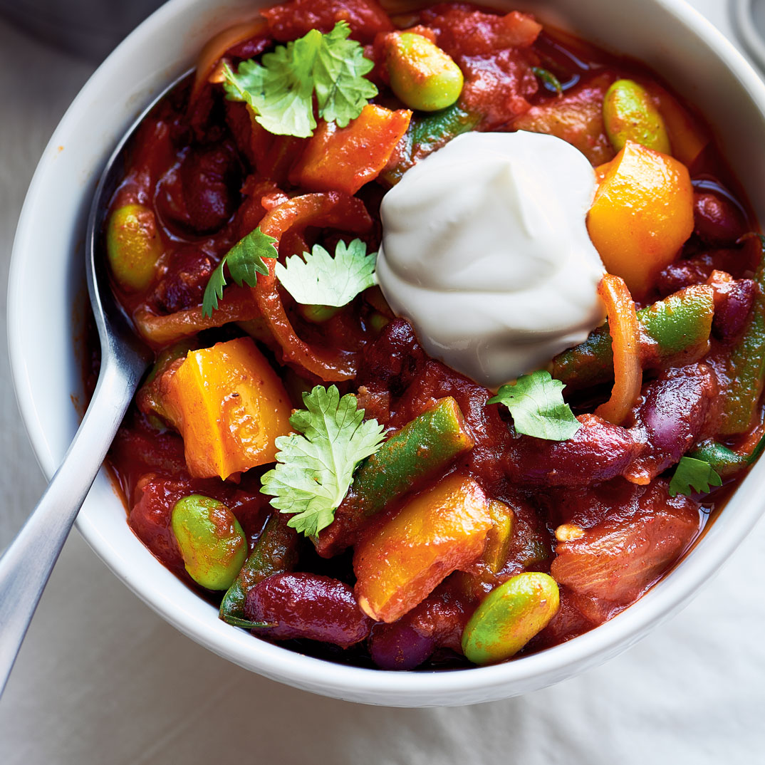 Chili végétarien aux edamames | RICARDO