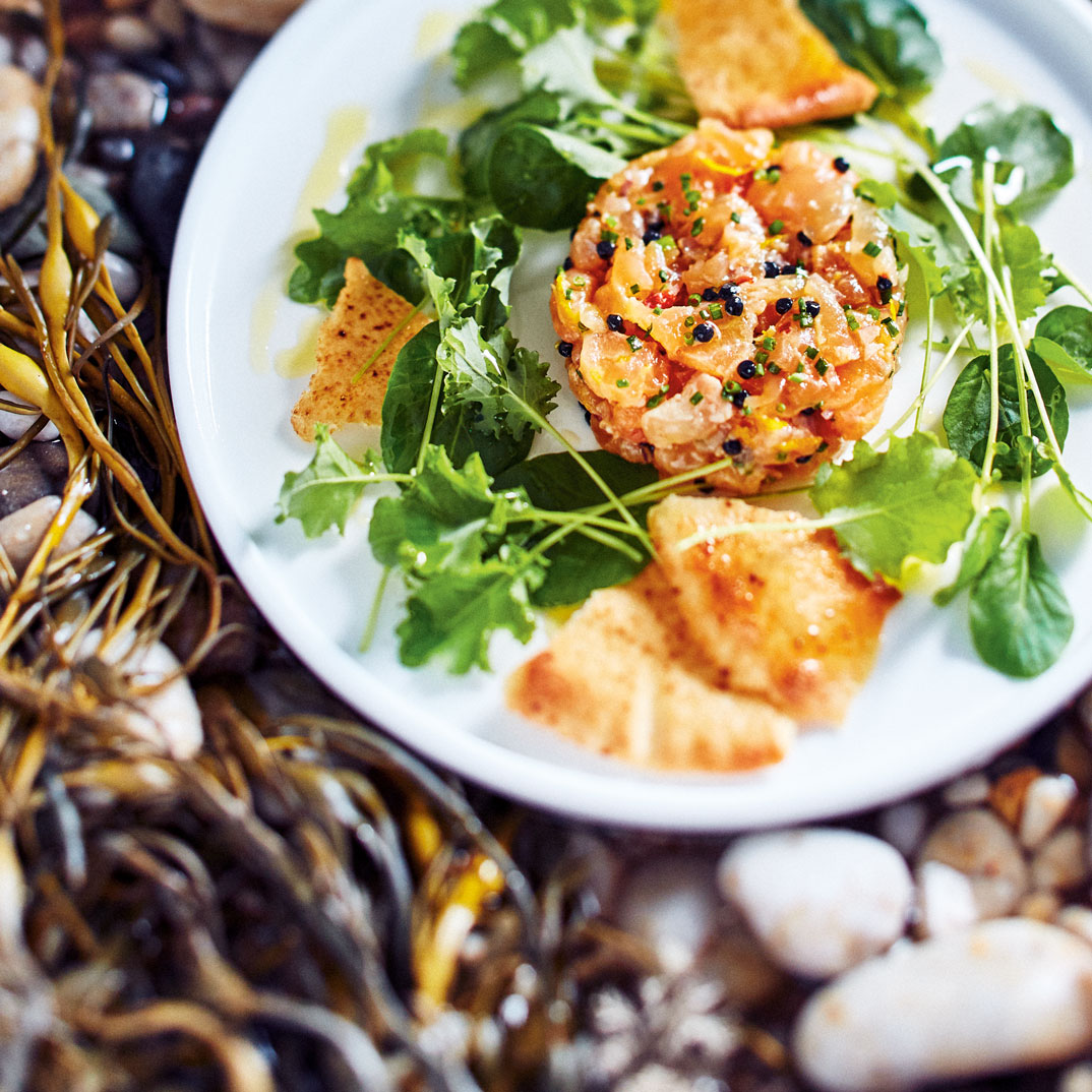 Tartare d'omble chevalier aux agrumes | RICARDO