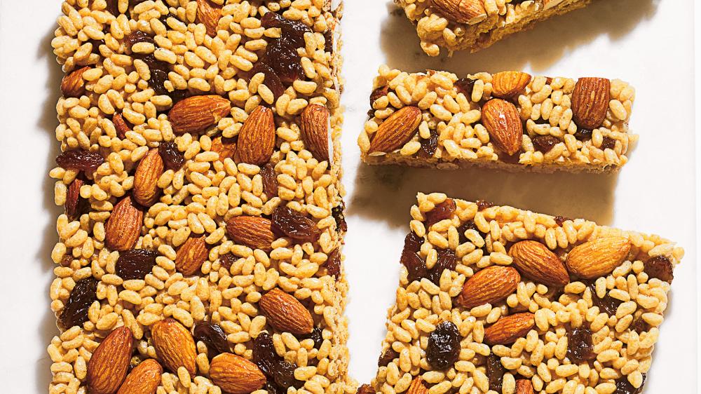 Puffed Rice Cereal Bars Recipe