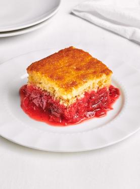 Pouding fraises et rhubarbe | RICARDO