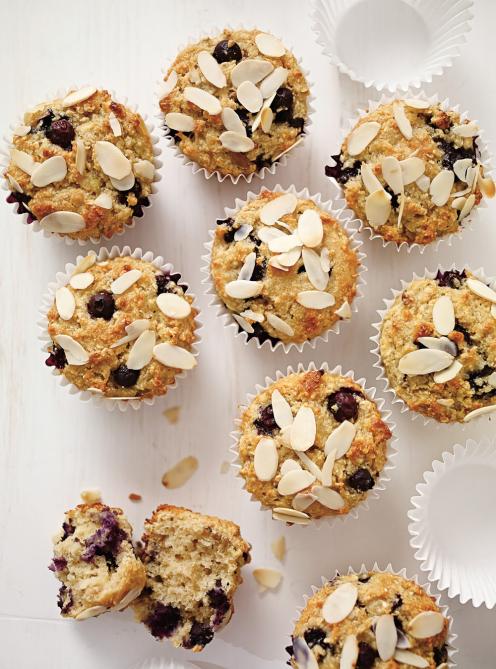 Muffins aux pommes et aux bleuets | RICARDO
