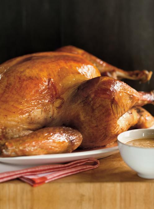 Dinde rôtie frottée au sel | RICARDO