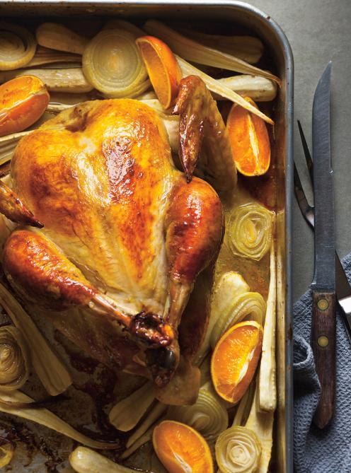 Poulet rôti à l'orange | RICARDO