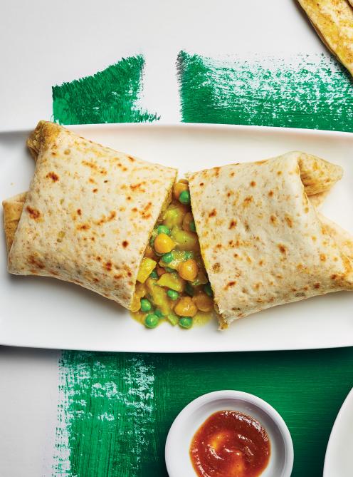 Trinidadian Chickpea Roti | RICARDO