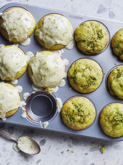 Zucchini Lime Muffins | RICARDO