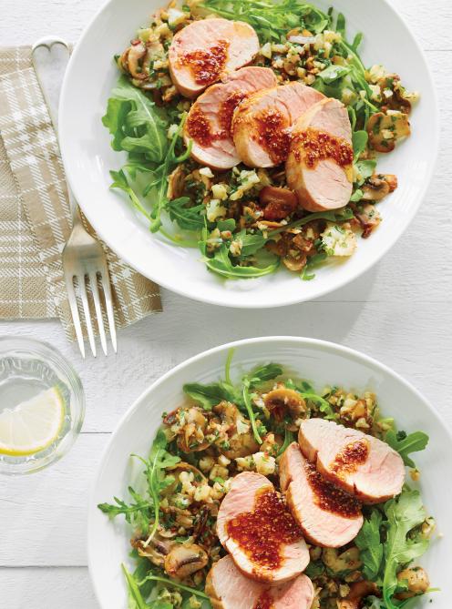 Filets de porc et chou-fleur caramélisé | RICARDO