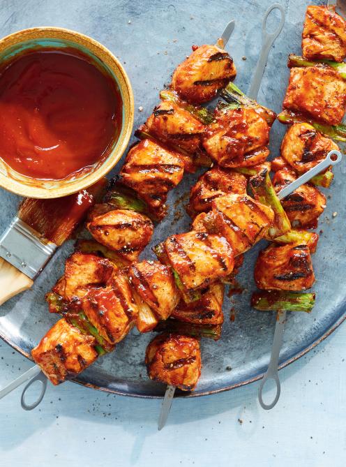 Brochettes de poulet barbecue (les meilleures) | RICARDO