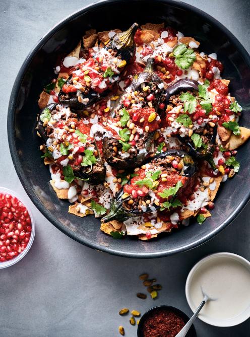 Damas’ Lamb-Stuffed Eggplant (Fattet Makdous) | RICARDO