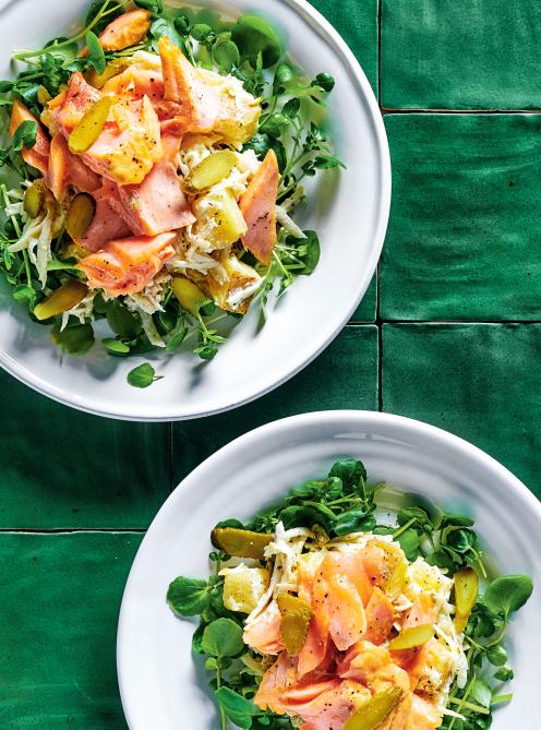 Salmon Salad with Celeriac and Potato Remoulade | RICARDO