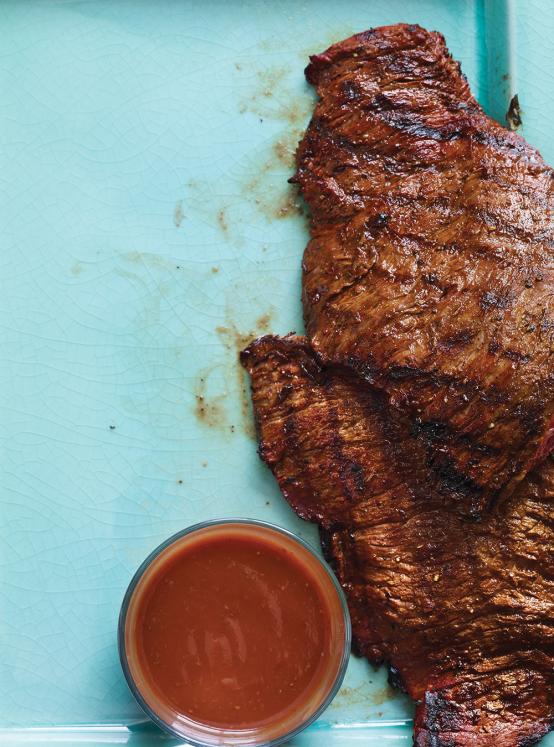 Céleri grillé et bavette marinée | RICARDO
