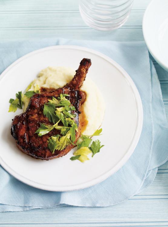 Côtelettes de porc frottées aux épices | Ricardo