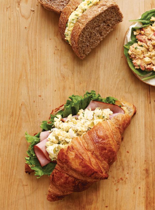 Sandwich aux oeufs et au jambon | Ricardo