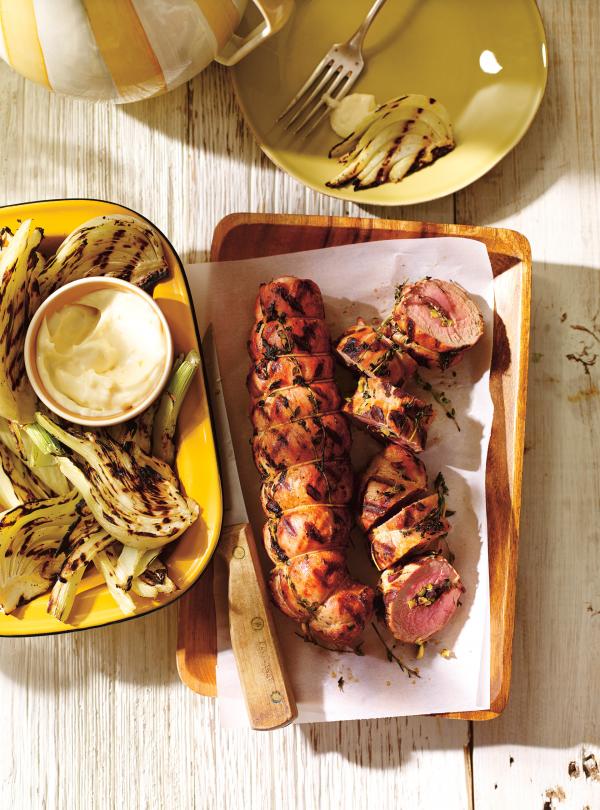 Filets de porc farcis aux olives et au citron confit | Ricardo