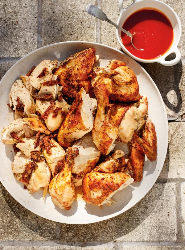 Poulets barbecue en crapaudine | Ricardo