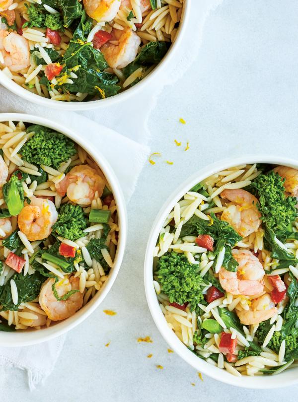 Orzo aux crevettes et au chorizo | Ricardo
