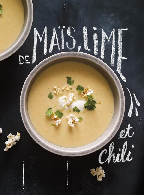 Crème de maïs, lime et chili | Ricardo