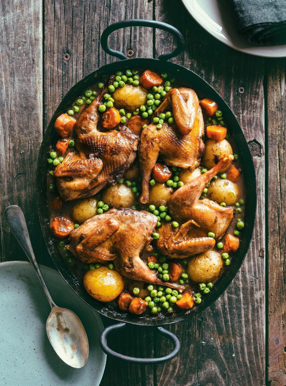 Red Wine-Braised Partridge | RICARDO