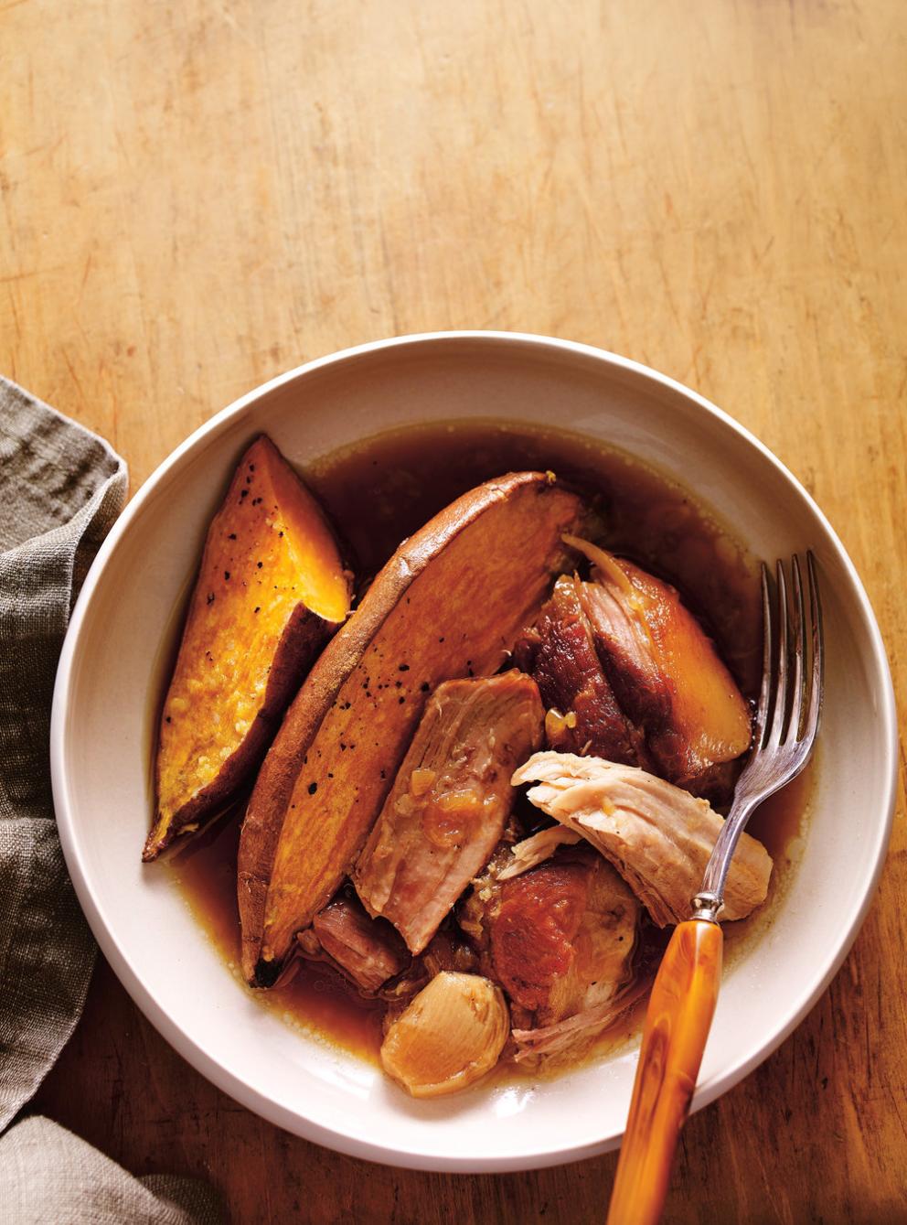 Porc à l’érable et à l’ail rôti | RICARDO