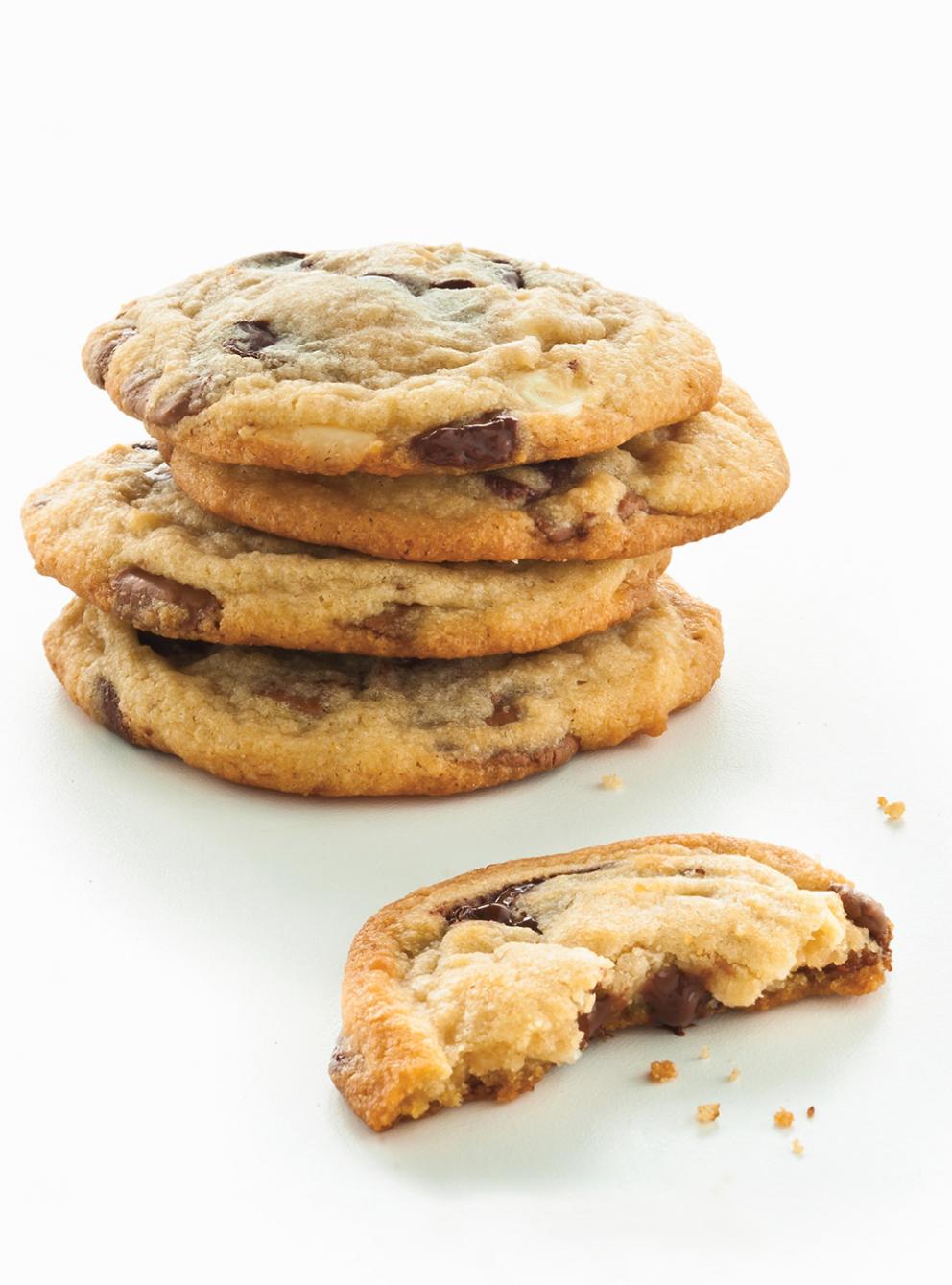 Biscuits tendres aux trois chocolats | RICARDO