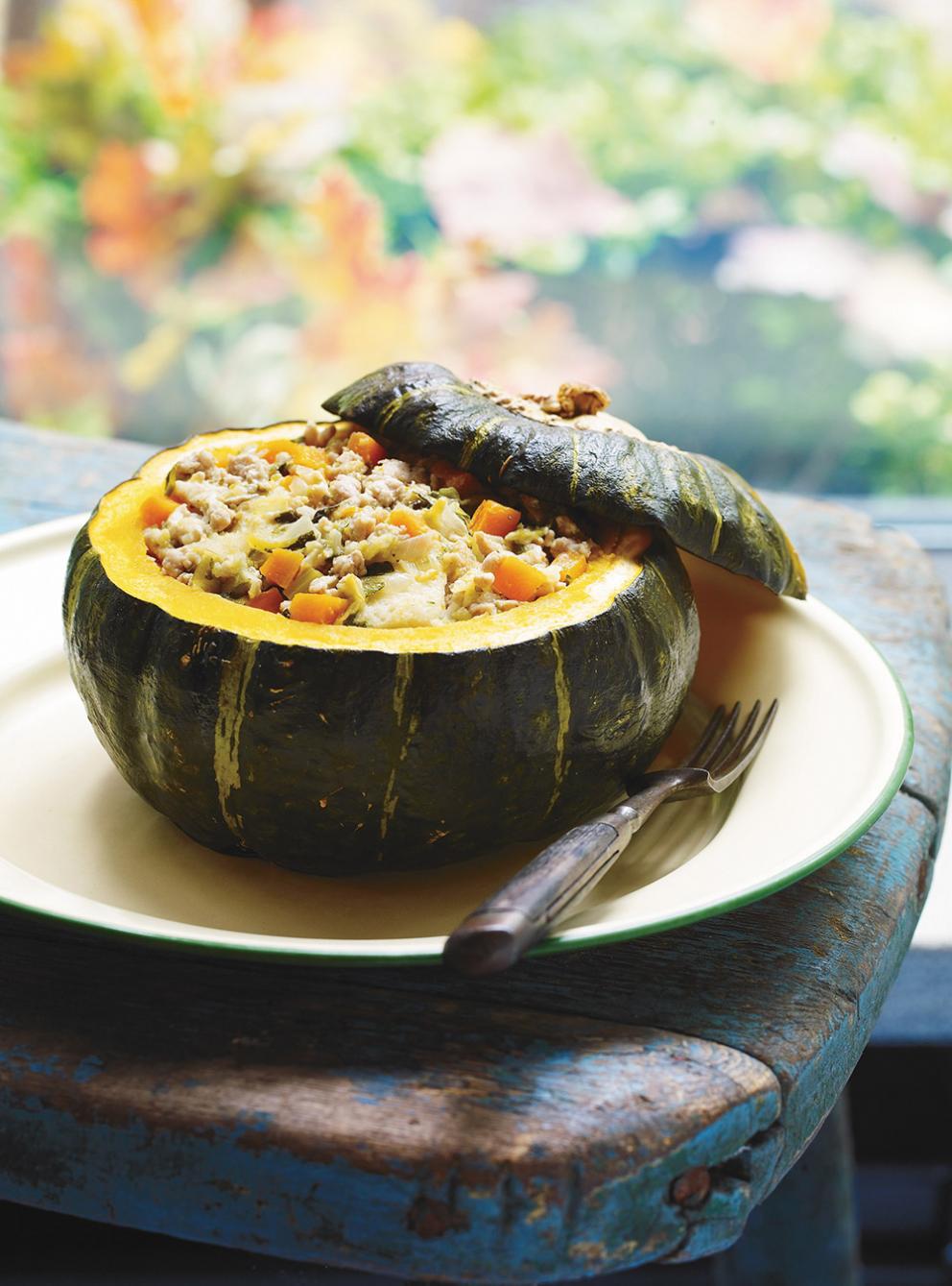Chicken and Pork Stuffed Squash (A meal in a squash) | RICARDO