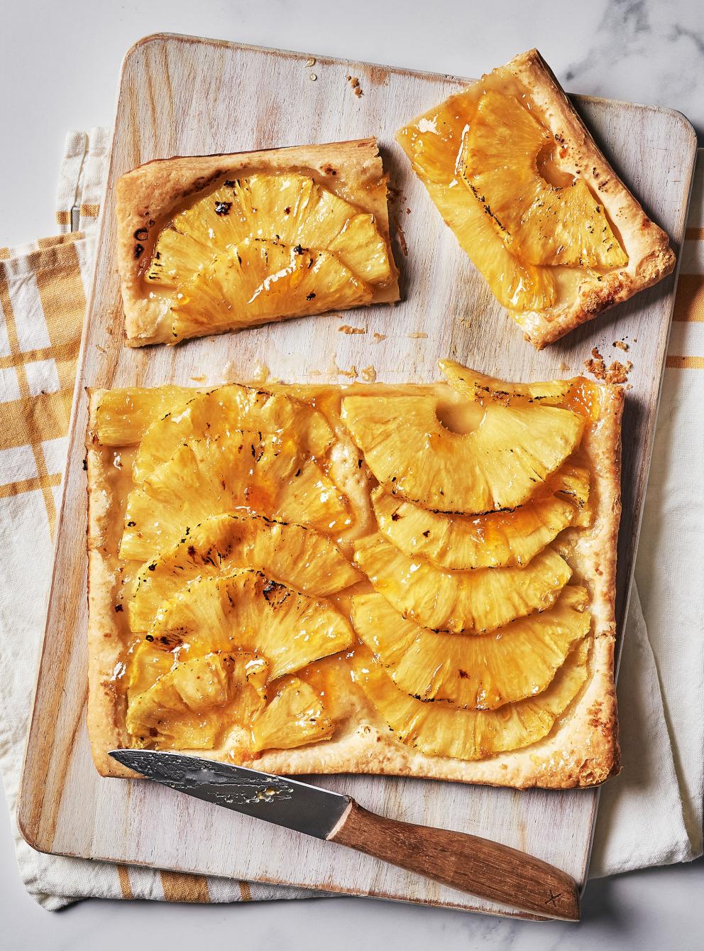 Tarte feuilletée express à l'ananas | RICARDO