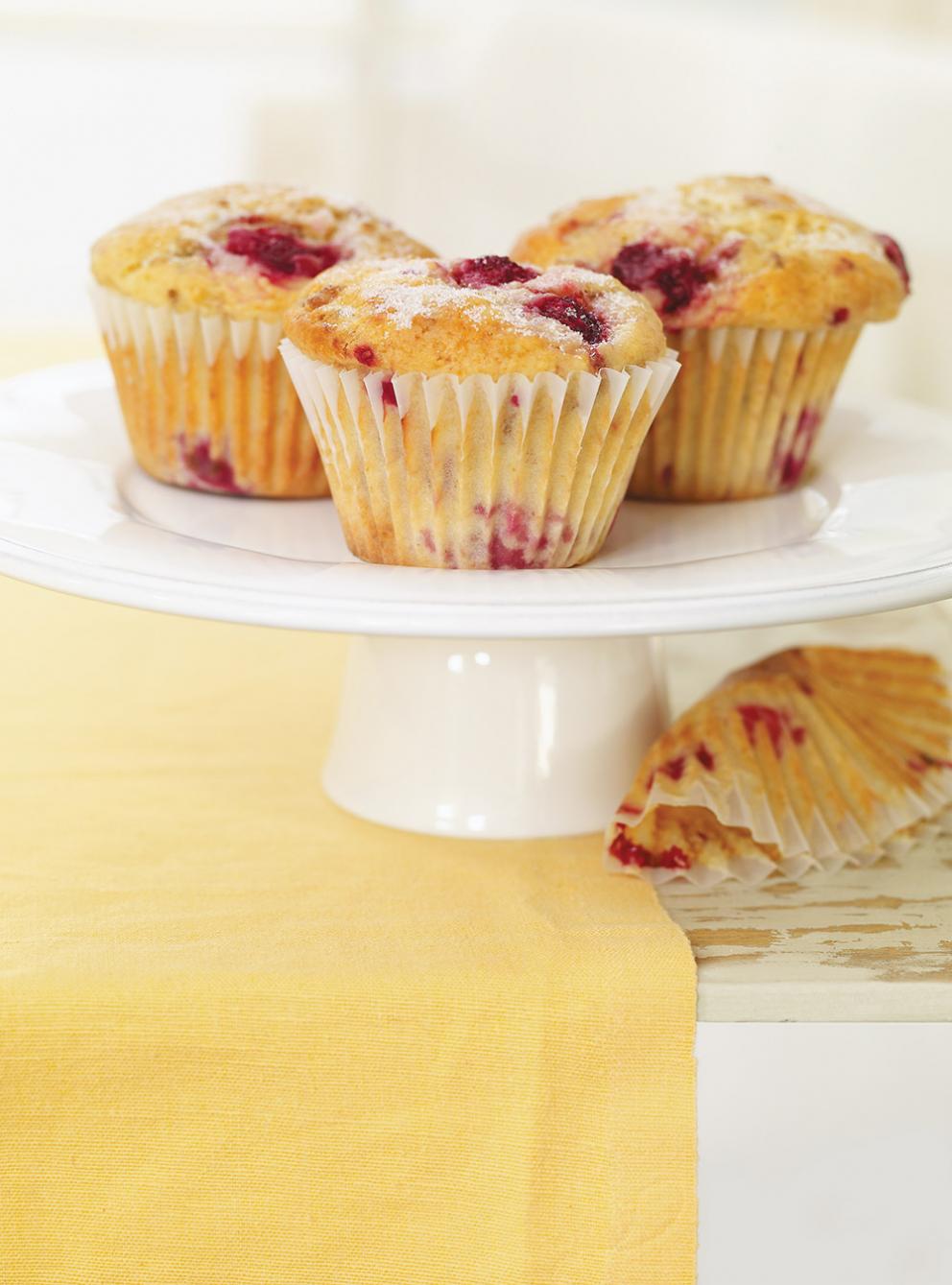 Muffins aux framboises et au kéfir | RICARDO