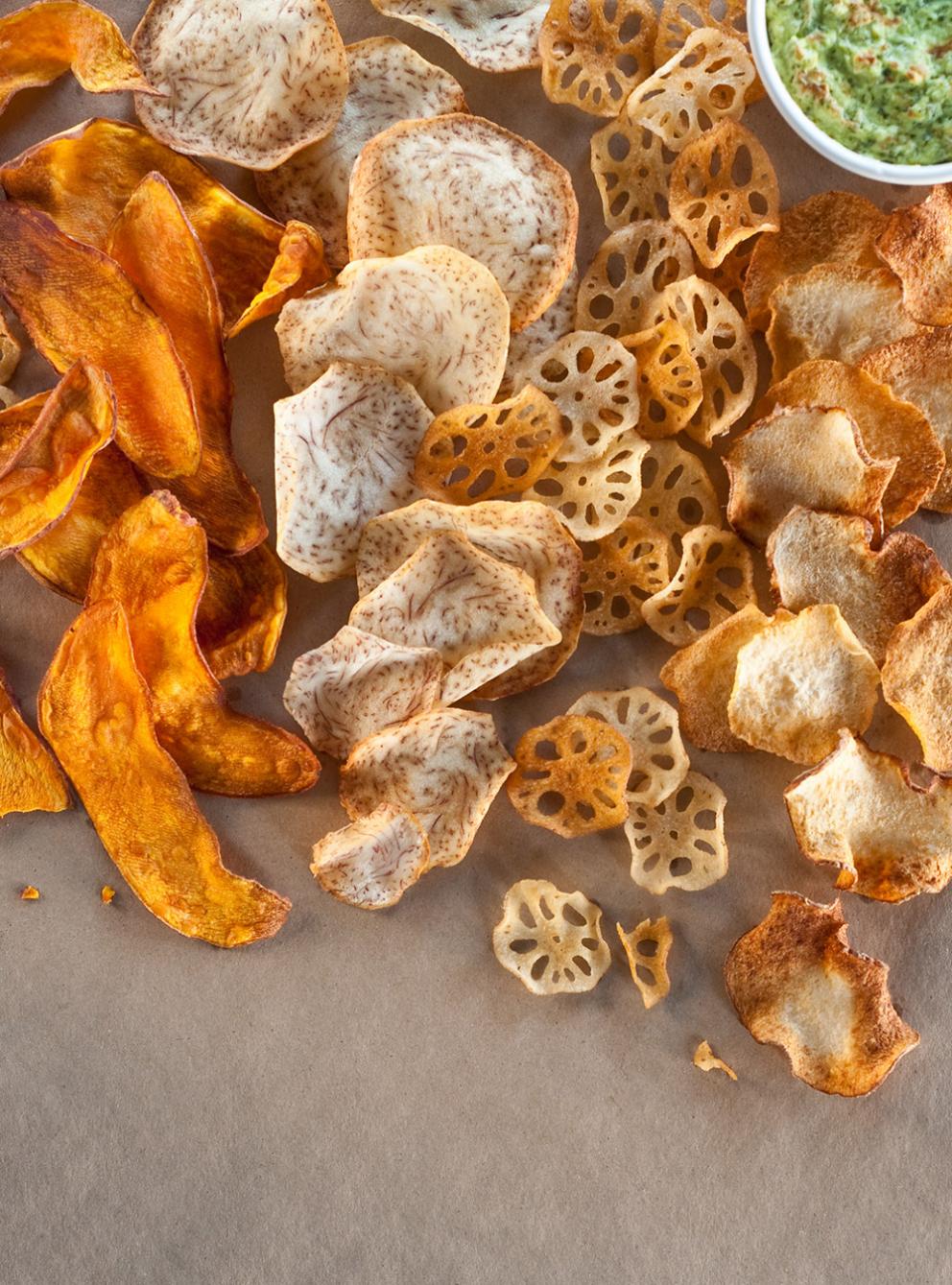 Chips de légumes racines | RICARDO