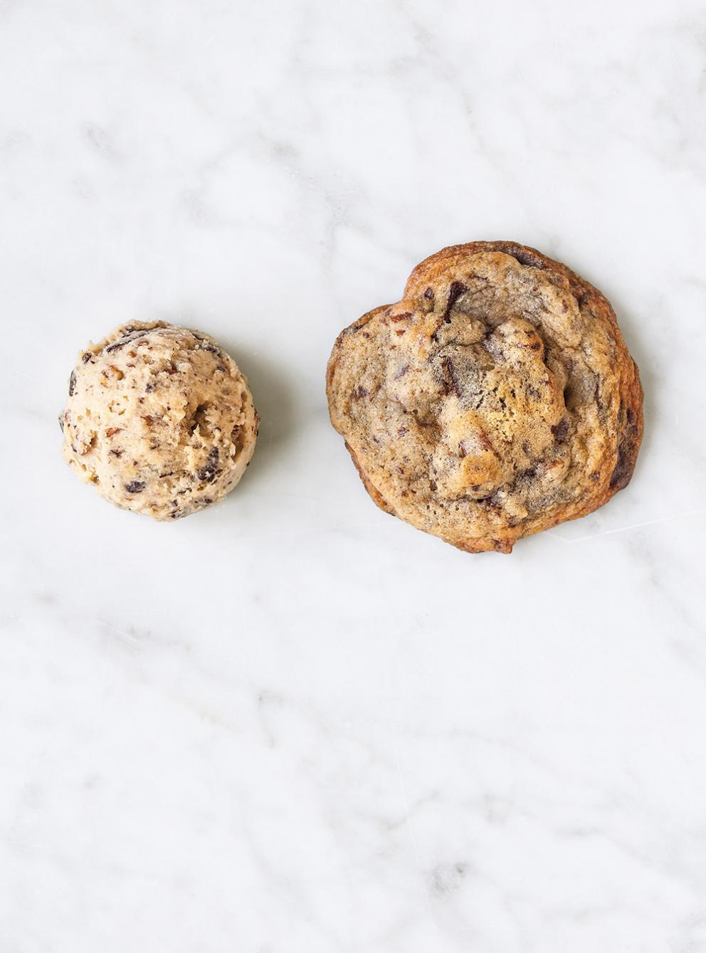 Biscuits au chocolat et aux pacanes à congeler | RICARDO