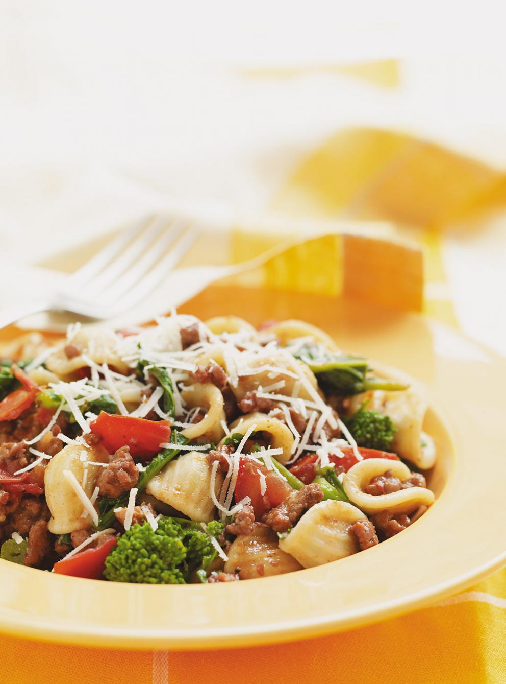 Orecchiettes à la saucisse et aux rapinis | RICARDO