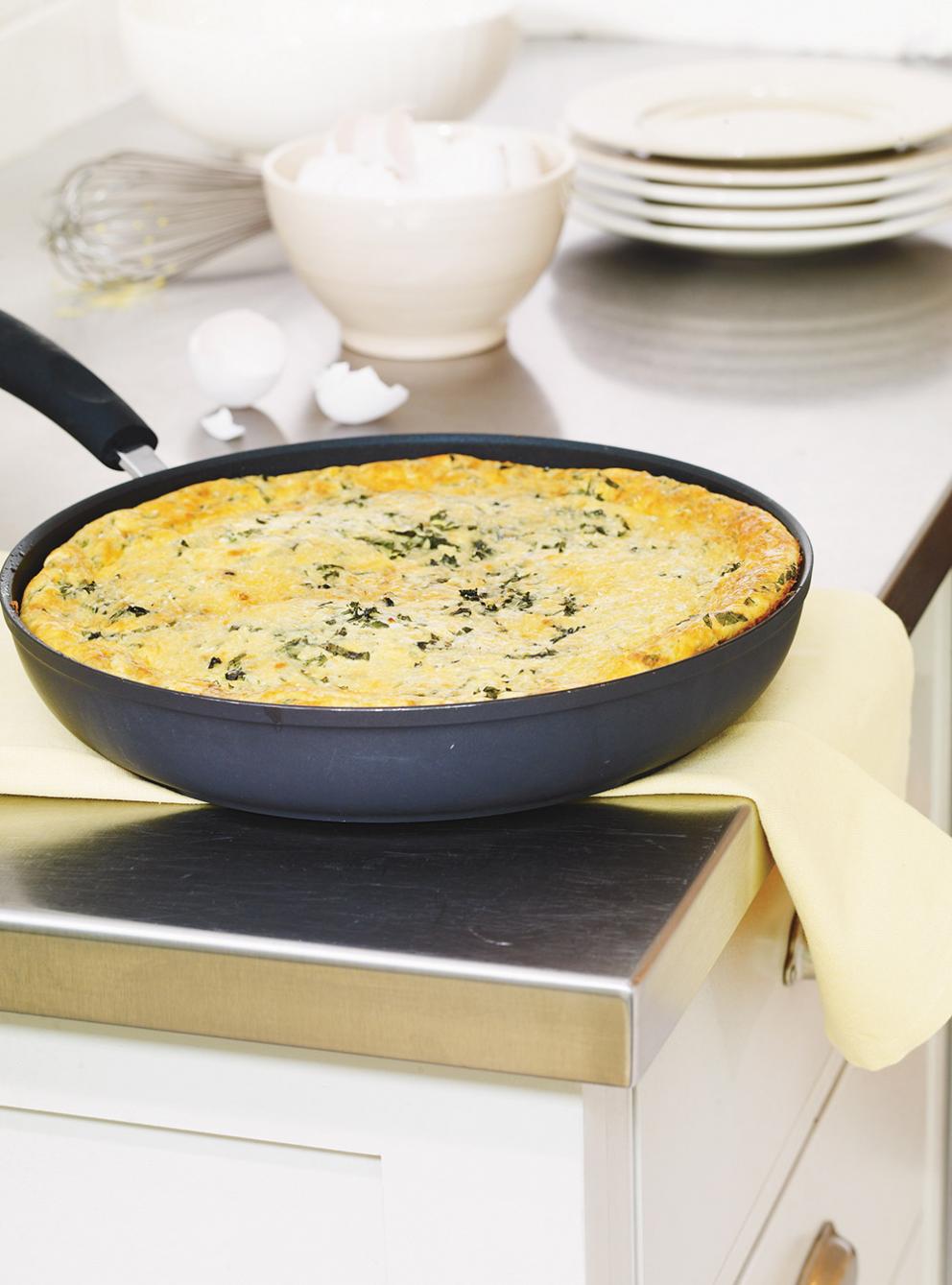 Frittata aux saveurs de pesto | RICARDO