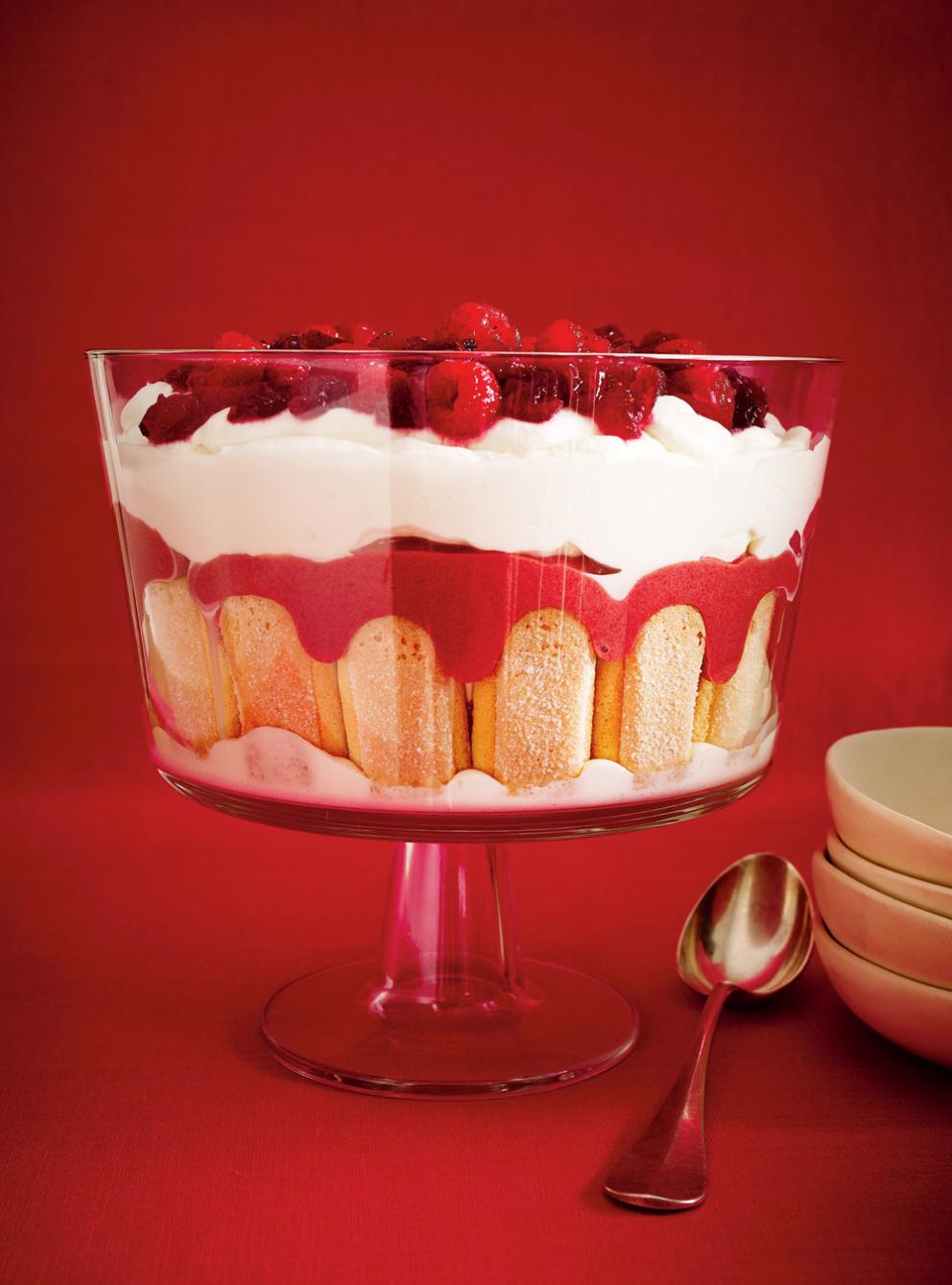 Cranberry and Raspberry Trifle | RICARDO