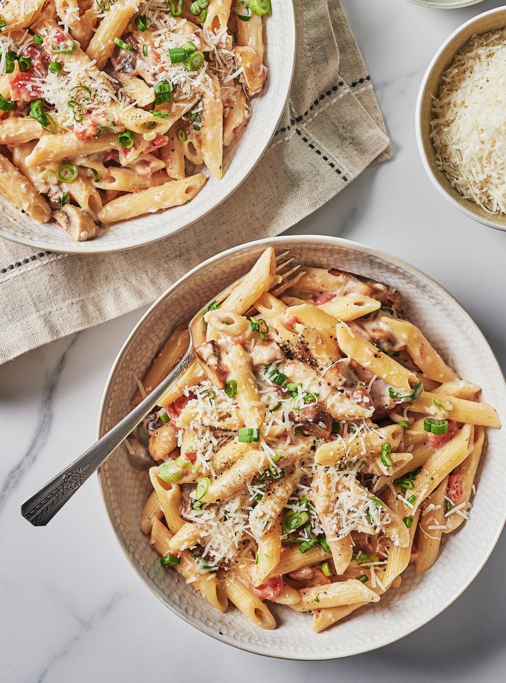 Creamless Penne Romanoff | RICARDO