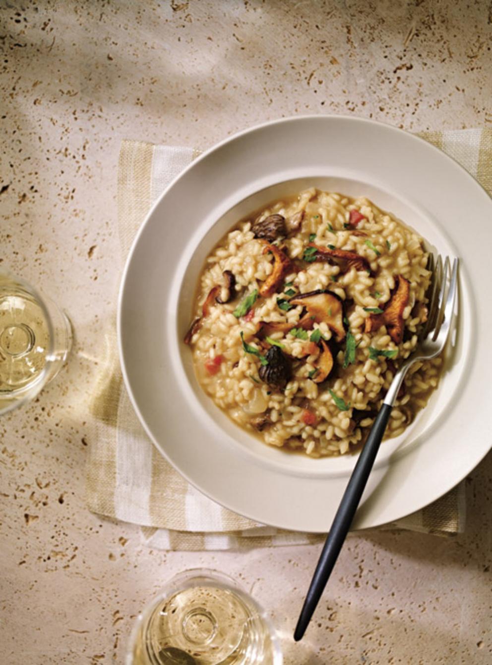 Risotto aux champignons et à la pancetta | RICARDO