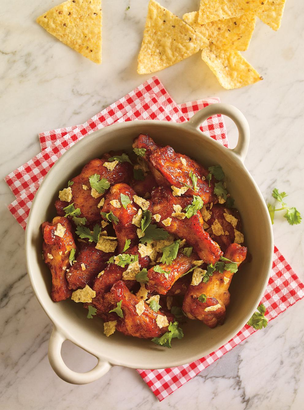 Ailes de poulet BBQ au miel et à la coriandre | RICARDO