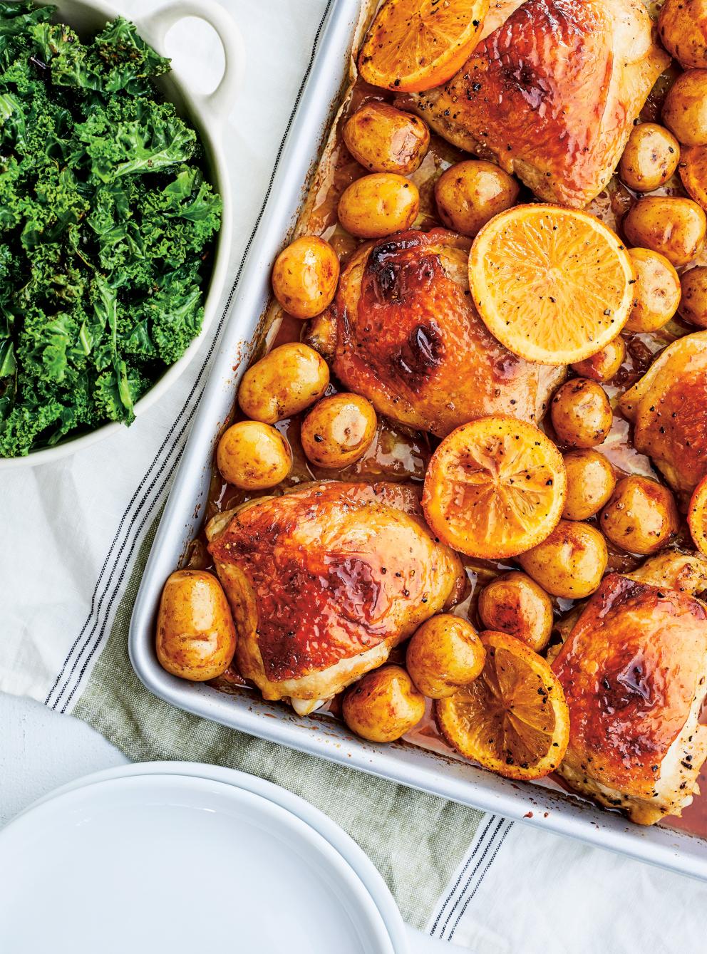 Honey-Roasted Orange Chicken | RICARDO