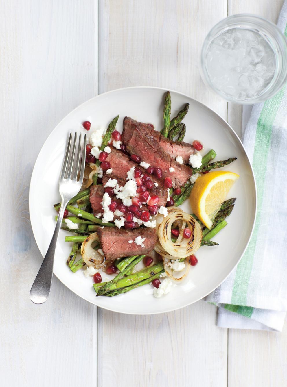 Bavette à la grenade et à la feta | RICARDO