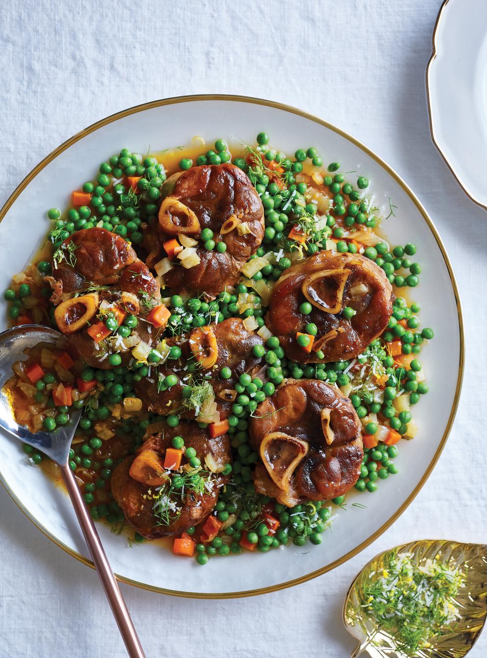 Osso buco de porc aux petits pois et gremolata au fenouil | RICARDO