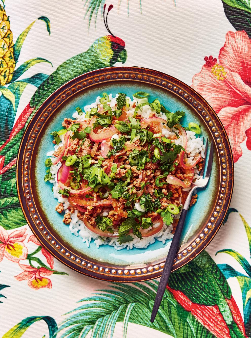 Poulet haché à la citronnelle (larb) | RICARDO