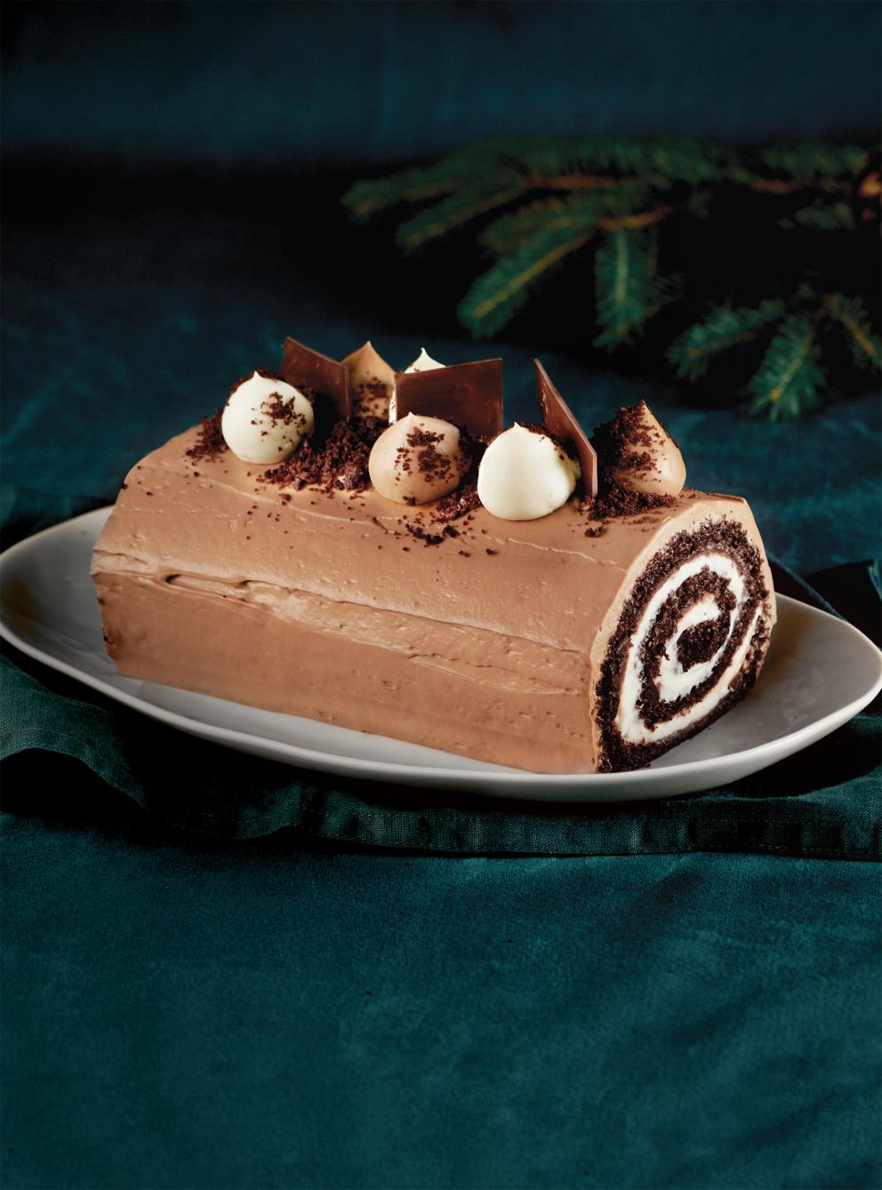 Bûche trois chocolats | RICARDO