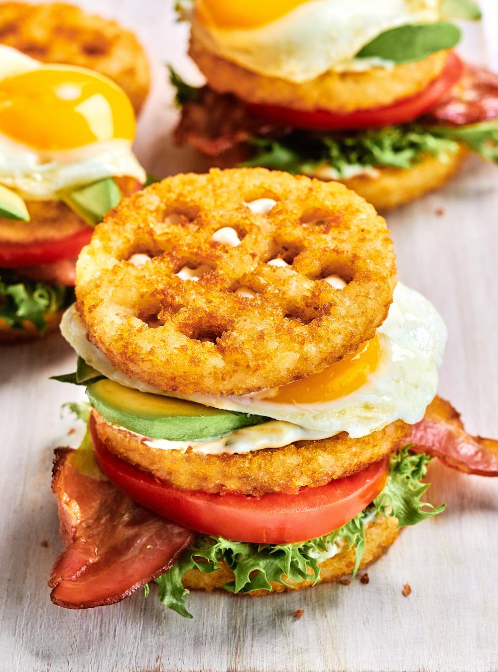 Sandwichs de gaufres de pomme de terre | RICARDO