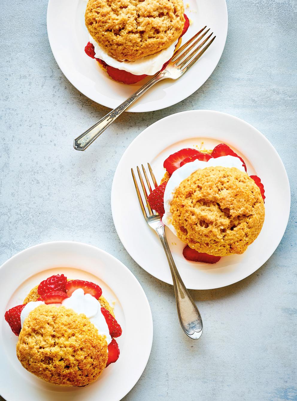 Shortcakes aux fraises végétaliens | RICARDO