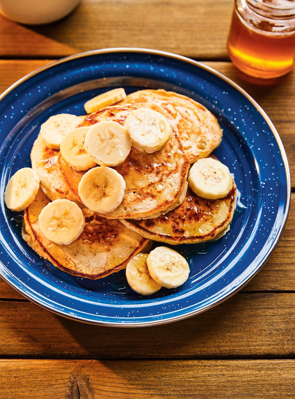Pancakes aux bananes et à l’avoine | RICARDO