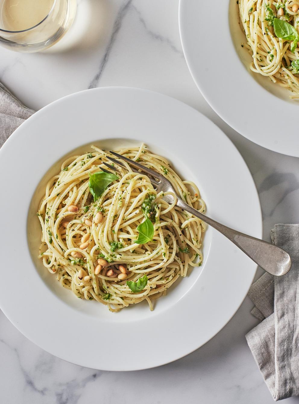 Spaghetti with Arugula Pesto | RICARDO