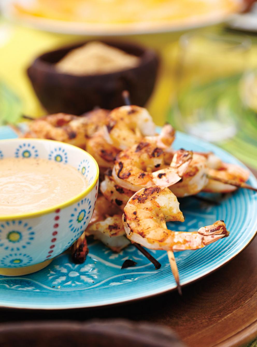 Crevettes grillées et sauce aux noix de cajou | RICARDO