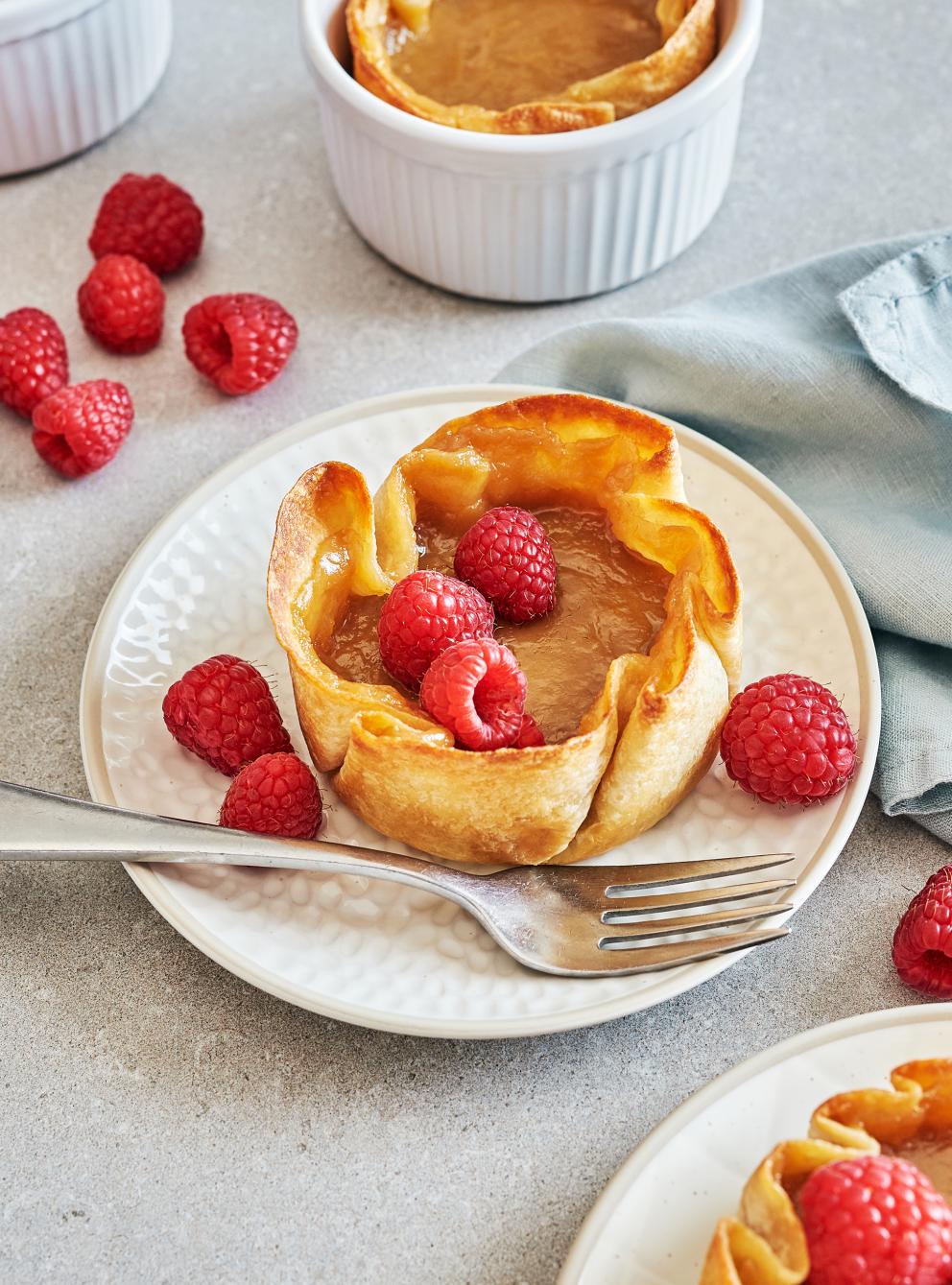 Petites tartes au sucre en croûtes de tortilla | RICARDO